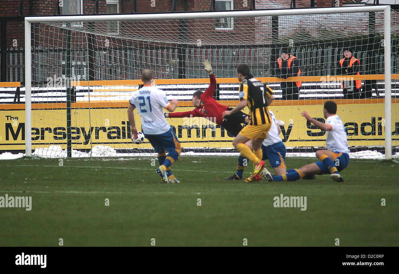 Southport played host to Mansfield in the BlueSquare Premier, although ...