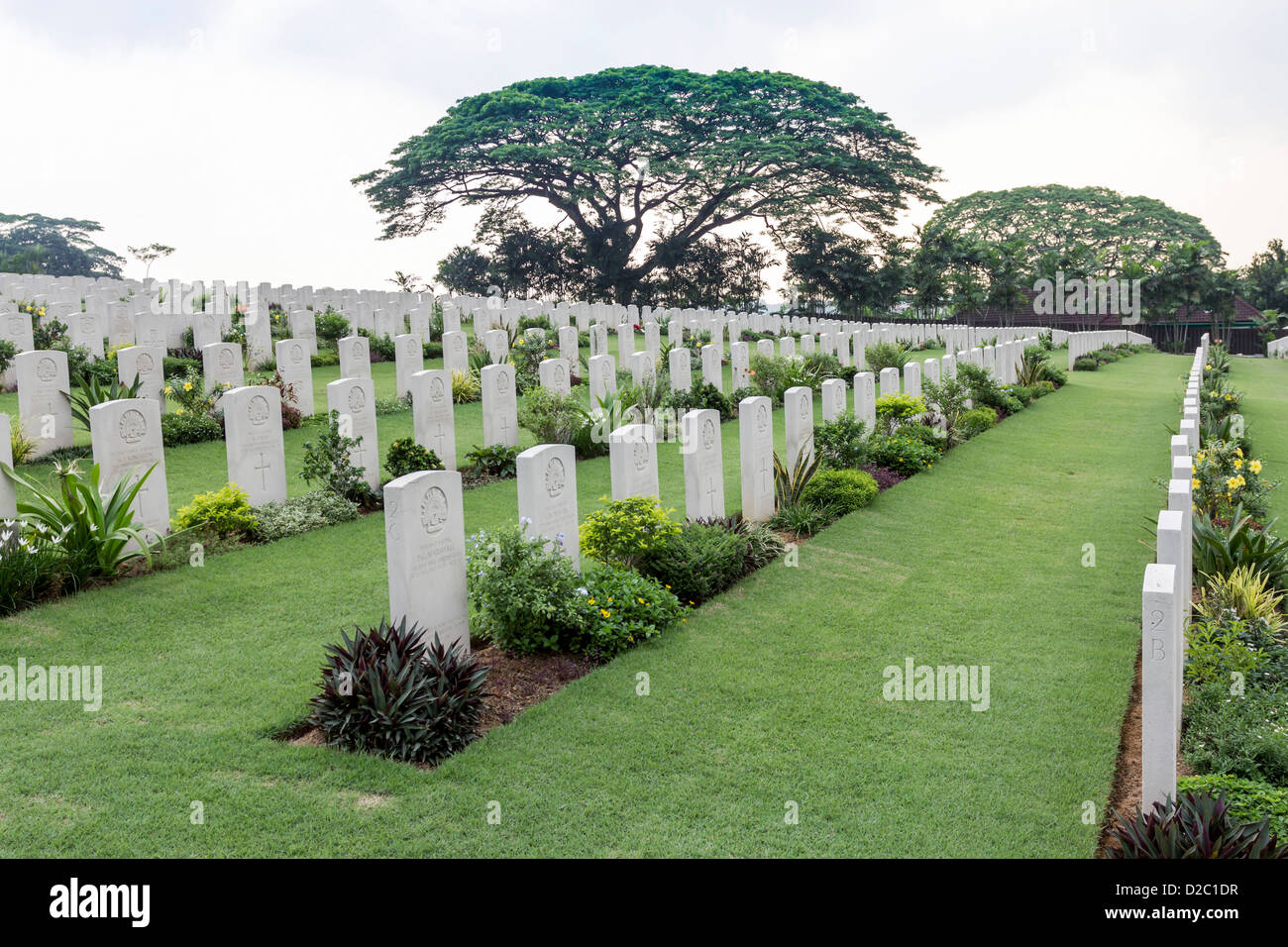 Kranji War Cemetery singapore Stock Photo - Alamy