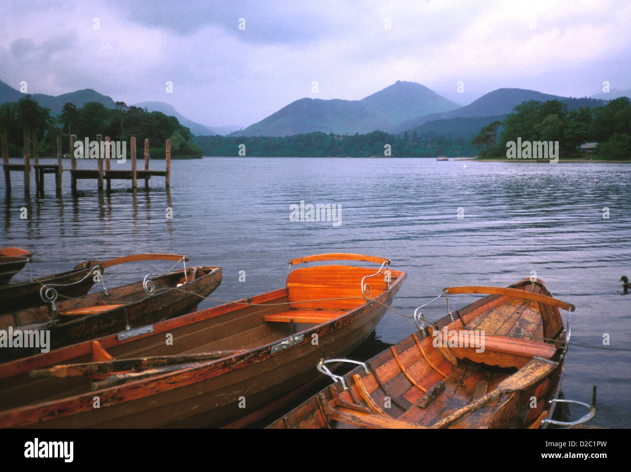 England, Keswick. Derwent Water Lake Stock Photo - Alamy