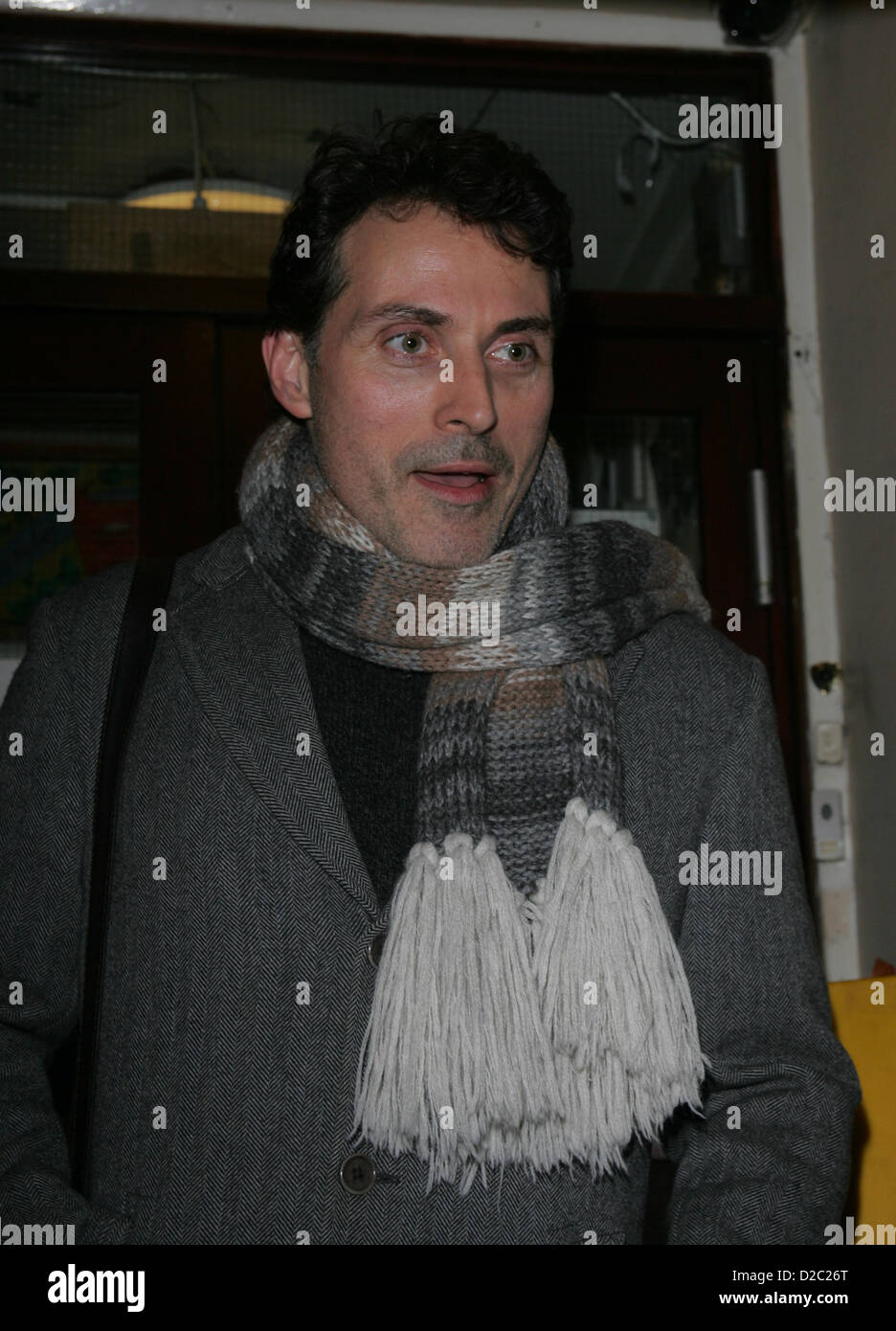 London, UK, 19th January 2013. Actor Rufus Sewell seen leaving the ...
