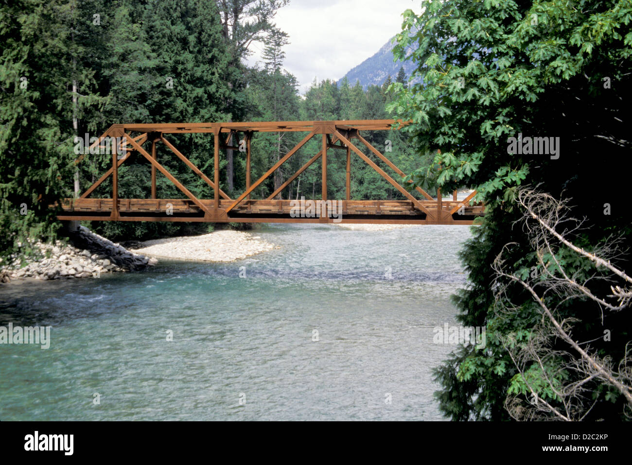 Washington. Lake Chelan National Recreation Area.Stehekin River ...