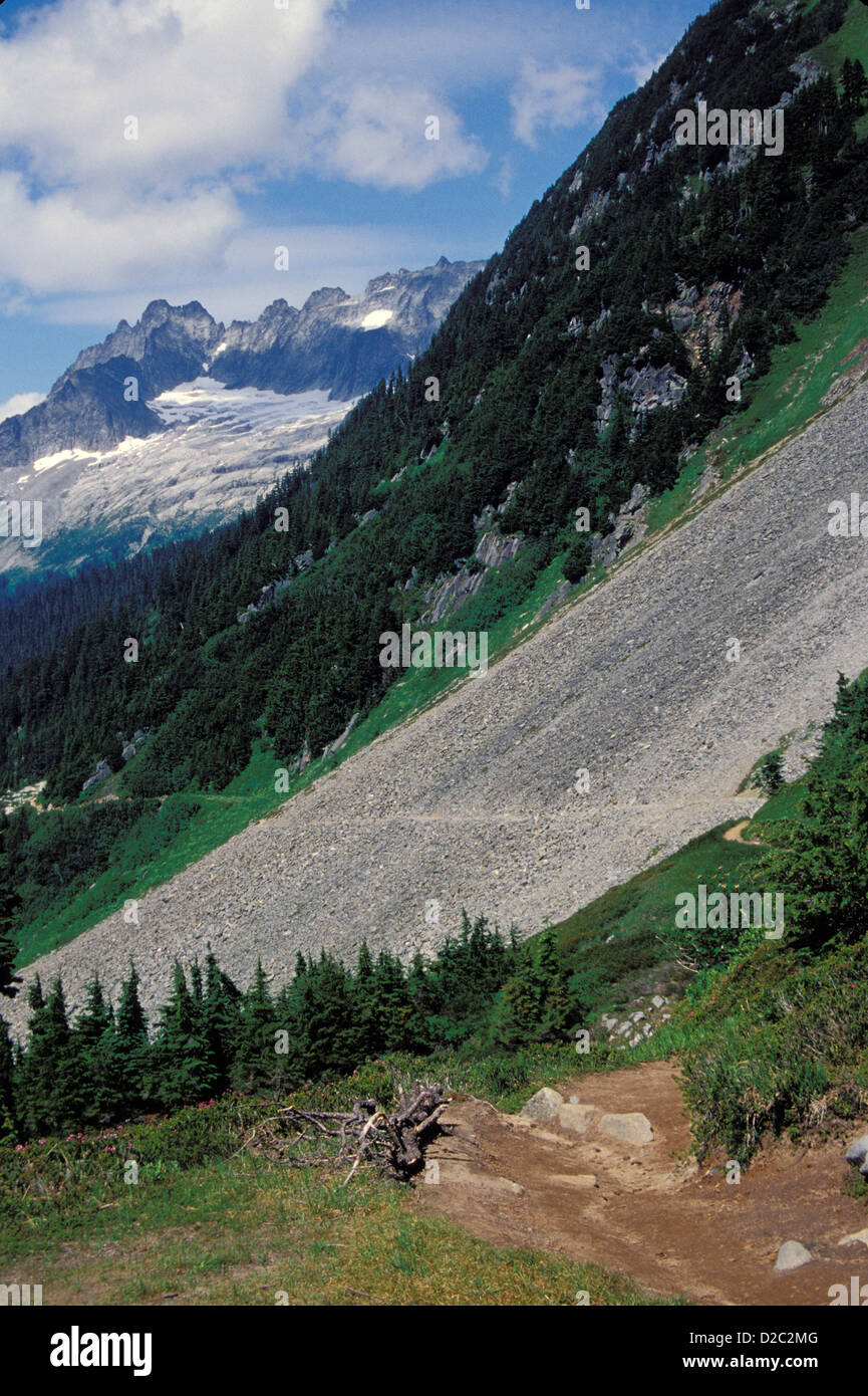 Washington. North Cascades National Park. Cascade Pass Stock Photo - Alamy