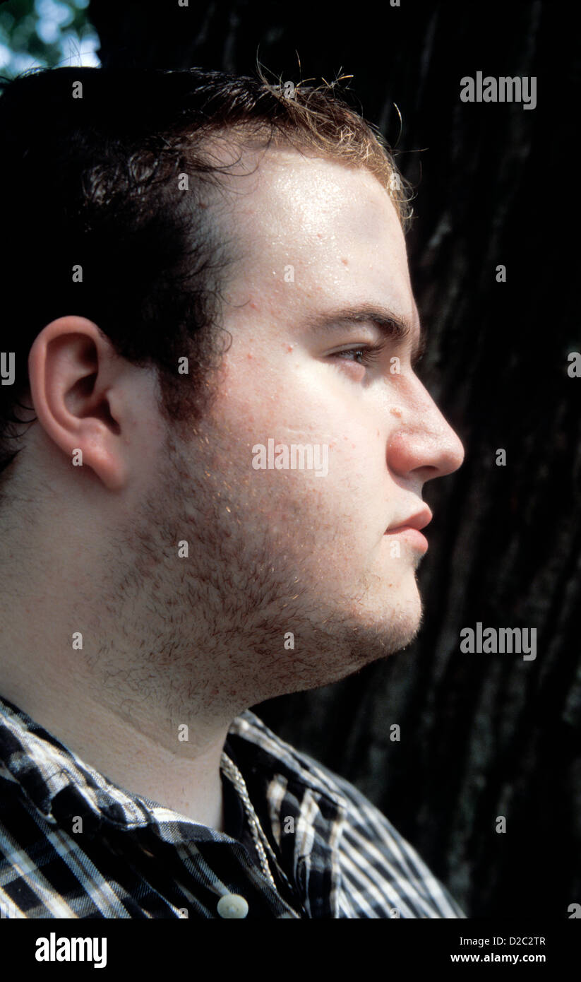 Male profile portrait hi-res stock photography and images - Alamy