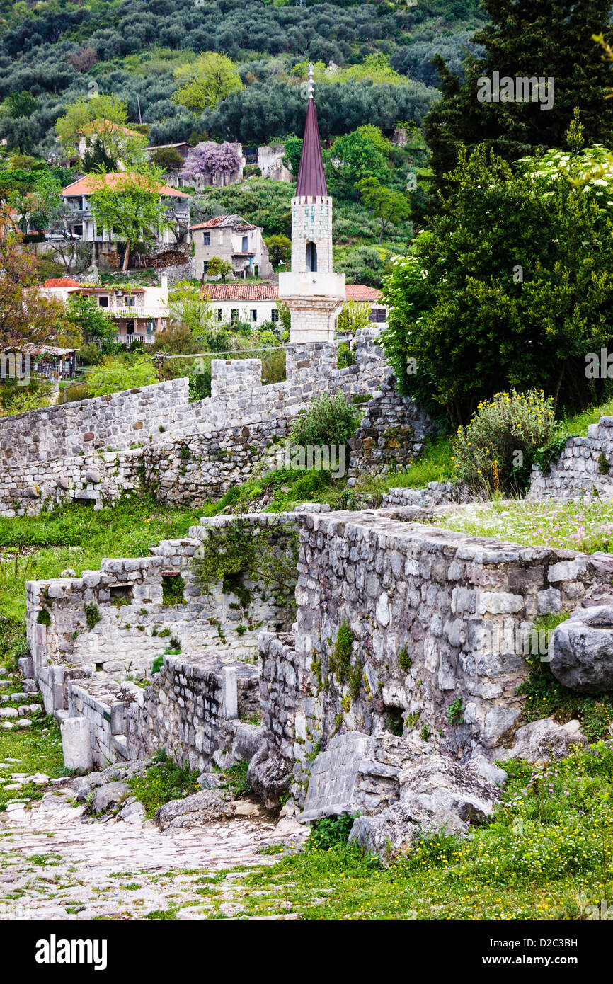 Stari Bar ruins. Bar, Montenegro Stock Photo - Alamy