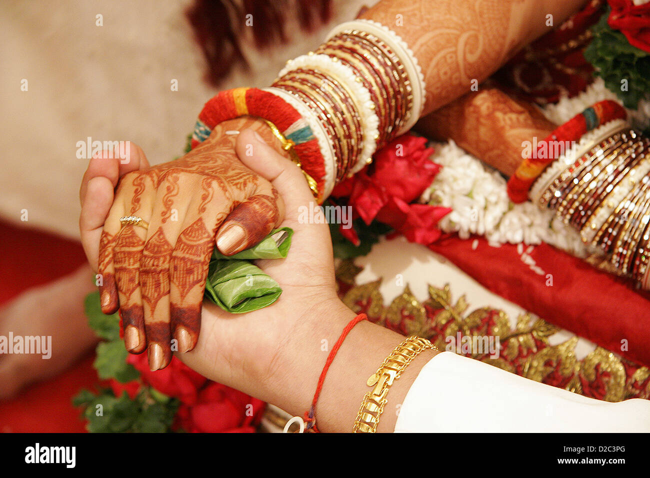 The Ritual Called 'Hastmelap' Being Performed During Indian Gujarati ...