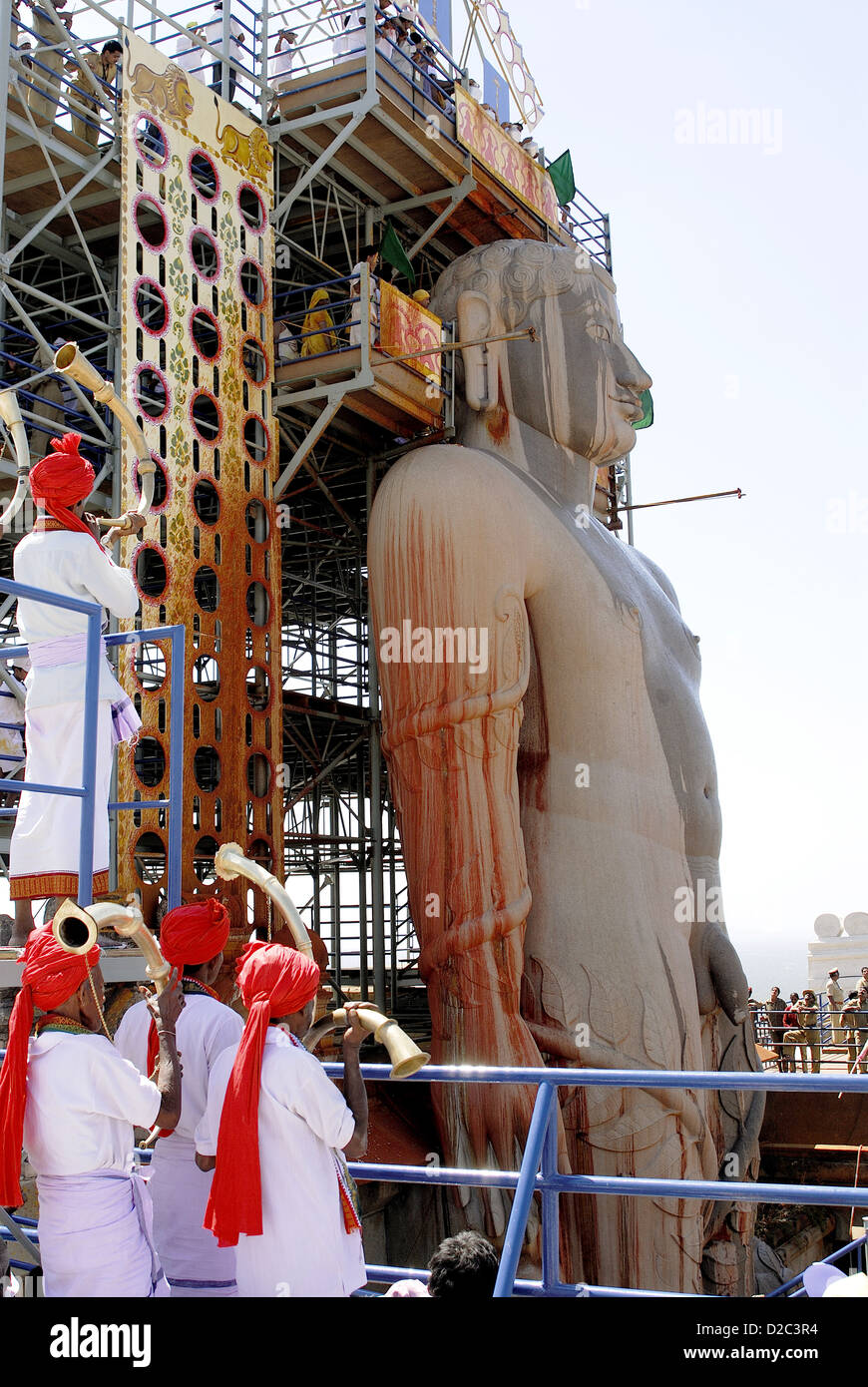 Bahubali Statue, Sravanbelagola, Banglore, Karnataka, India Stock Photo ...
