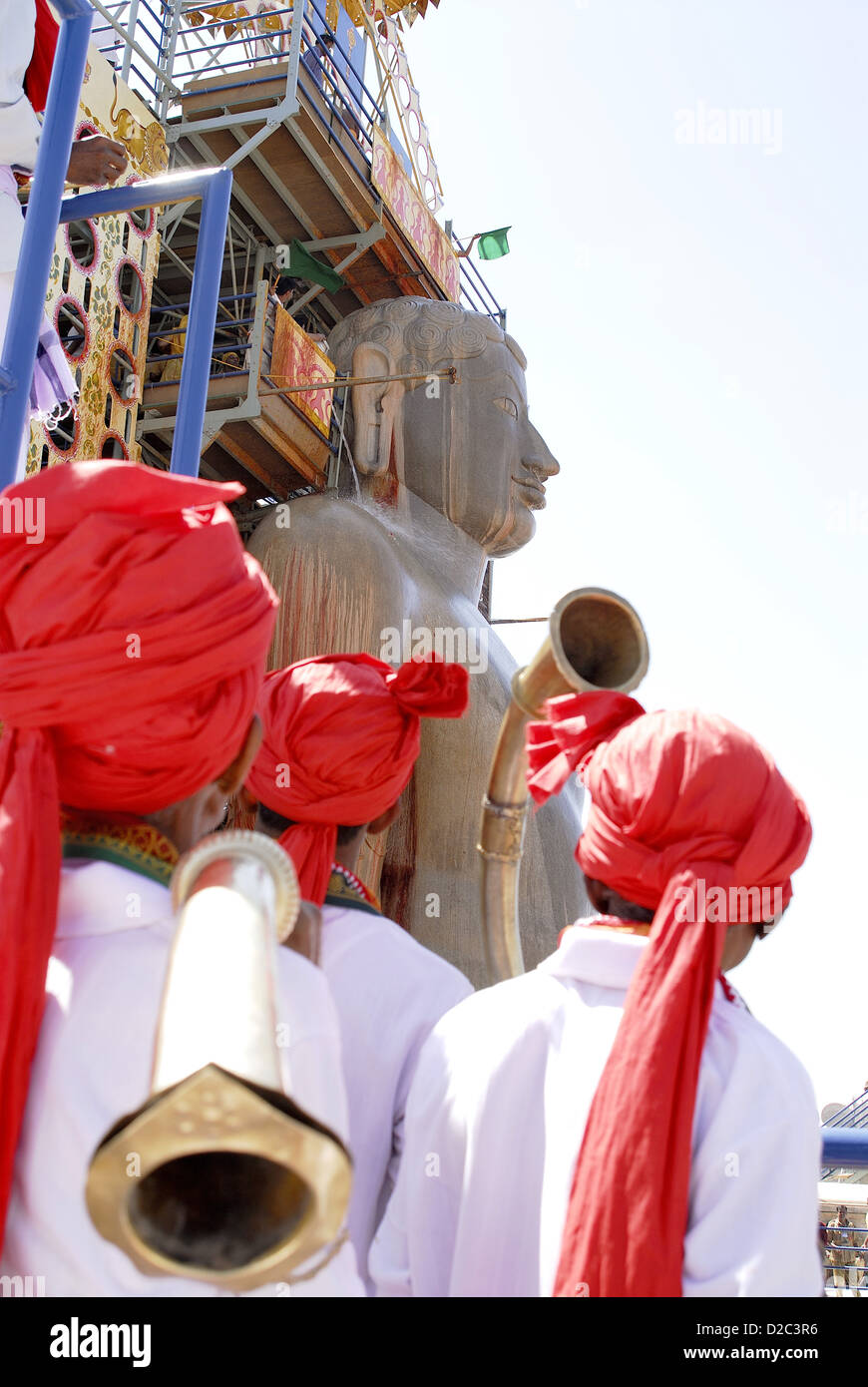 Bahubali Statue, Sravanbelagola, Banglore, Karnataka, India Stock Photo ...