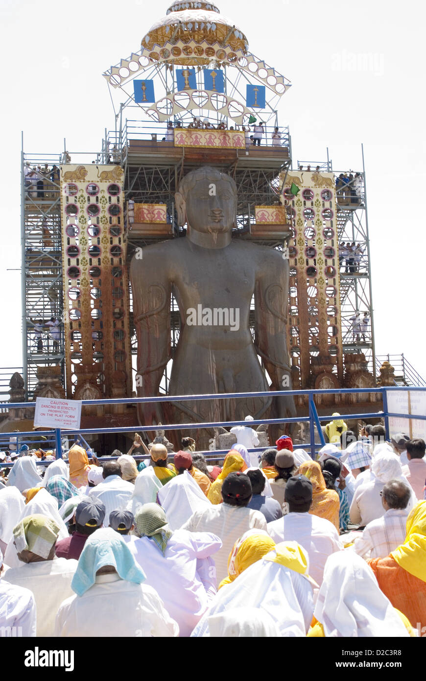 Bahubali Statue, Sravanbelagola, Banglore, Karnataka, India Stock Photo ...