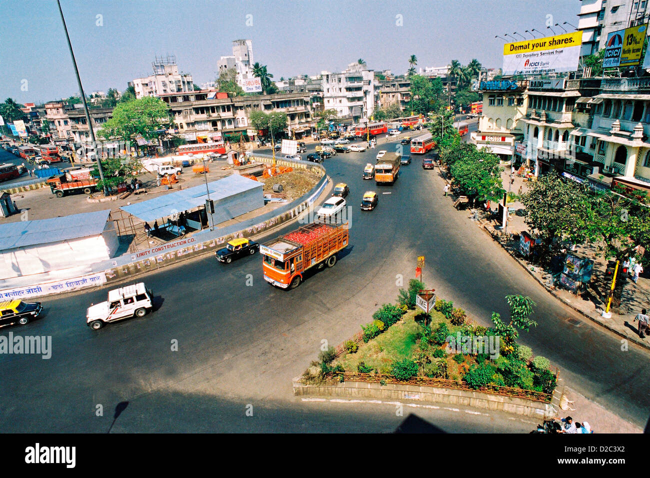 Aerial Of Dadar Tt Circle Also Known As Khodadad Circle In Bombay Now ...