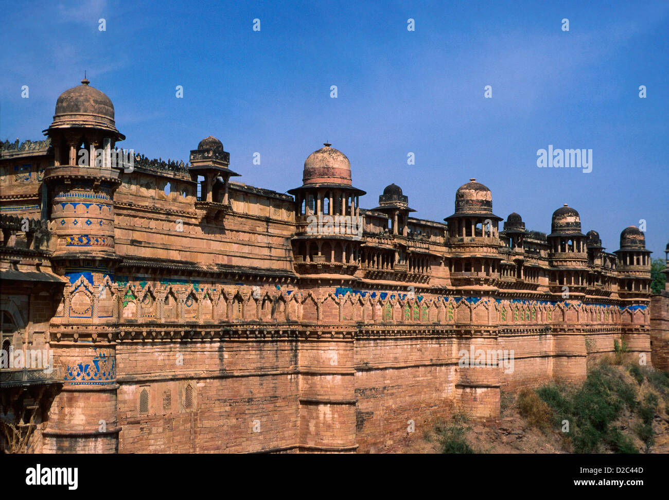 India, Madhya Pradesh. Gwalior Fort Stock Photo - Alamy
