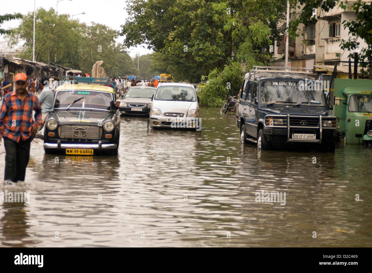Monsoon, World Record Rain In Bombay, Now Mumbai, Maharashtra, India ...