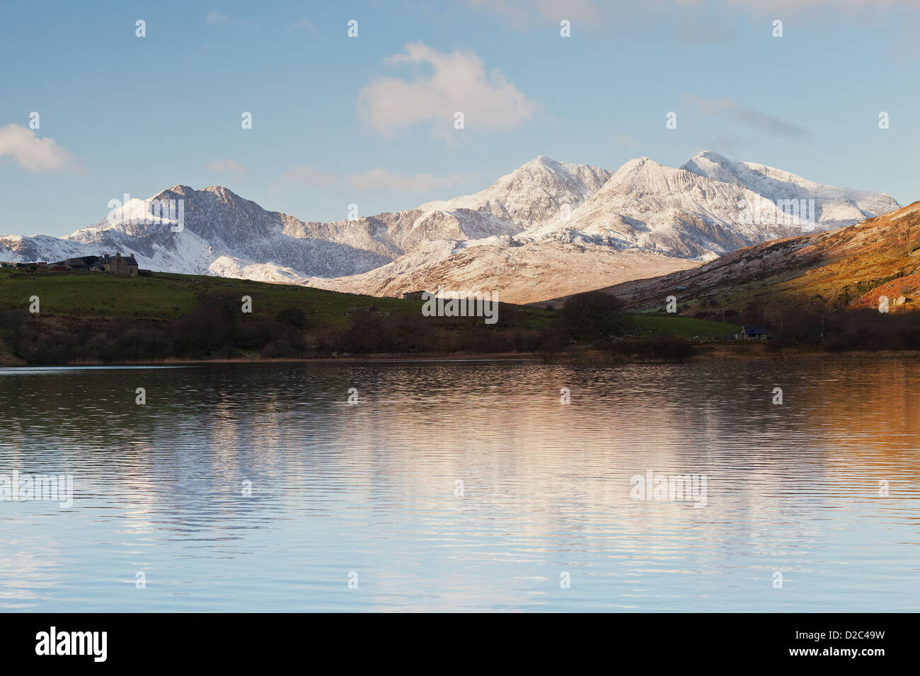 Snowdon mountain in winter hi-res stock photography and images - Alamy