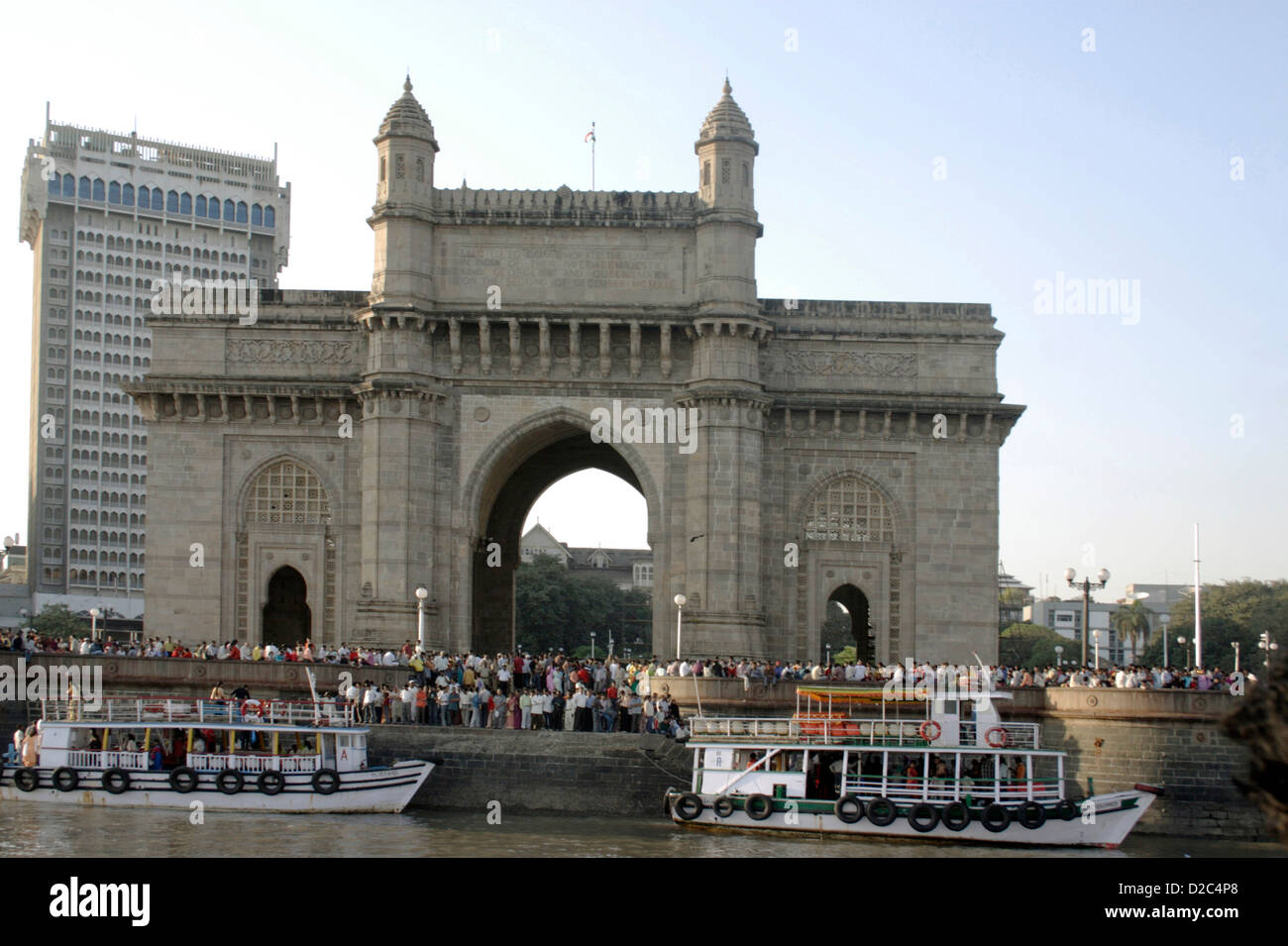 Gateway Of India, Colaba Bombay Mumbai, Maharashtra, India Stock Photo ...