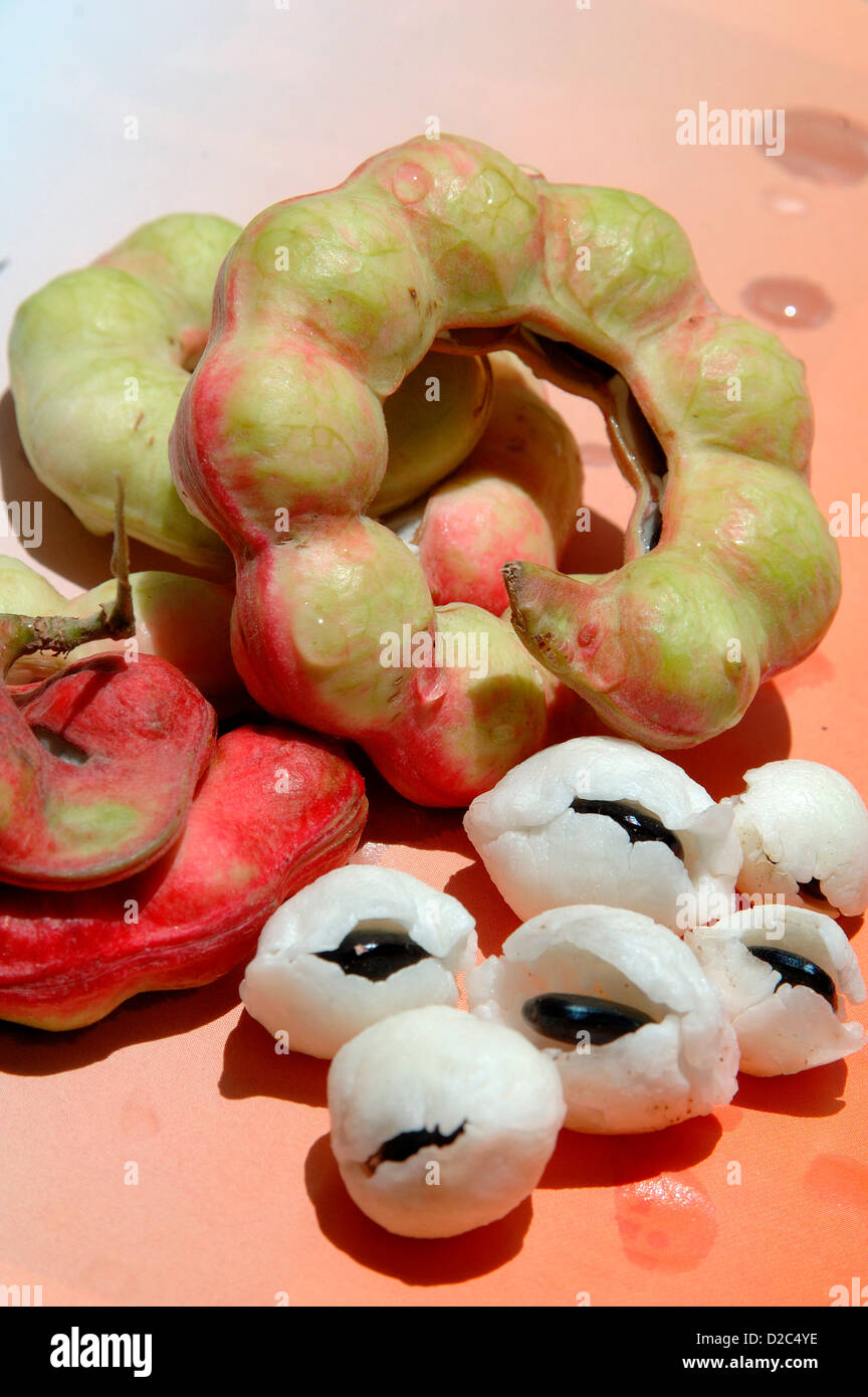 Indian Snack Food, Imli, Sweet Tamarind Or Jungle Jalebi Stock Photo ...