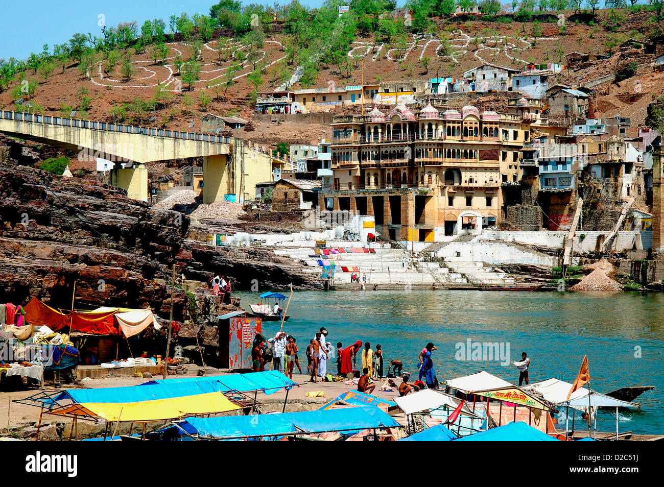 Shiddhnath Hindu Temple, Omkareshwar, Indore , Madhya Pradesh, India Stock Photo - Alamy