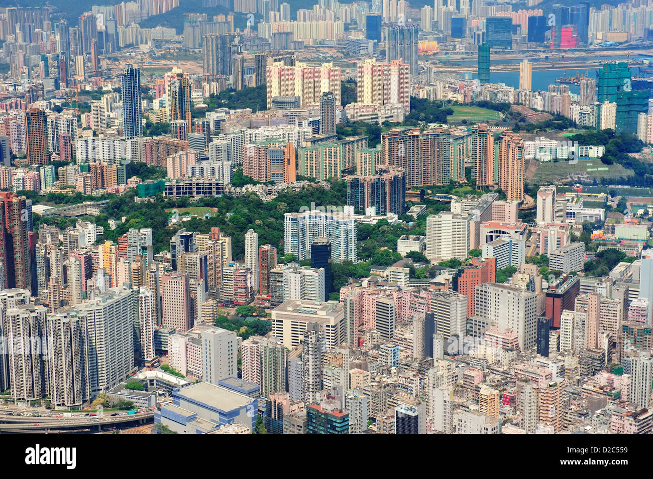 Urban architecture in Hong Kong in the day Stock Photo - Alamy
