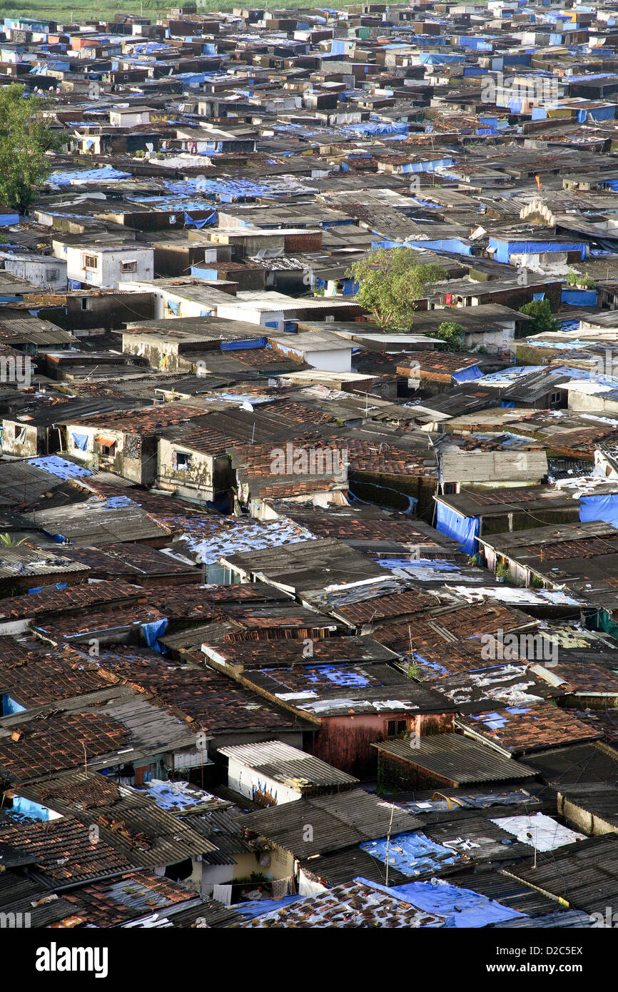 Slum Area Near Santacruz Airport, Vakola, Bombay Mumbai, Maharashtra ...