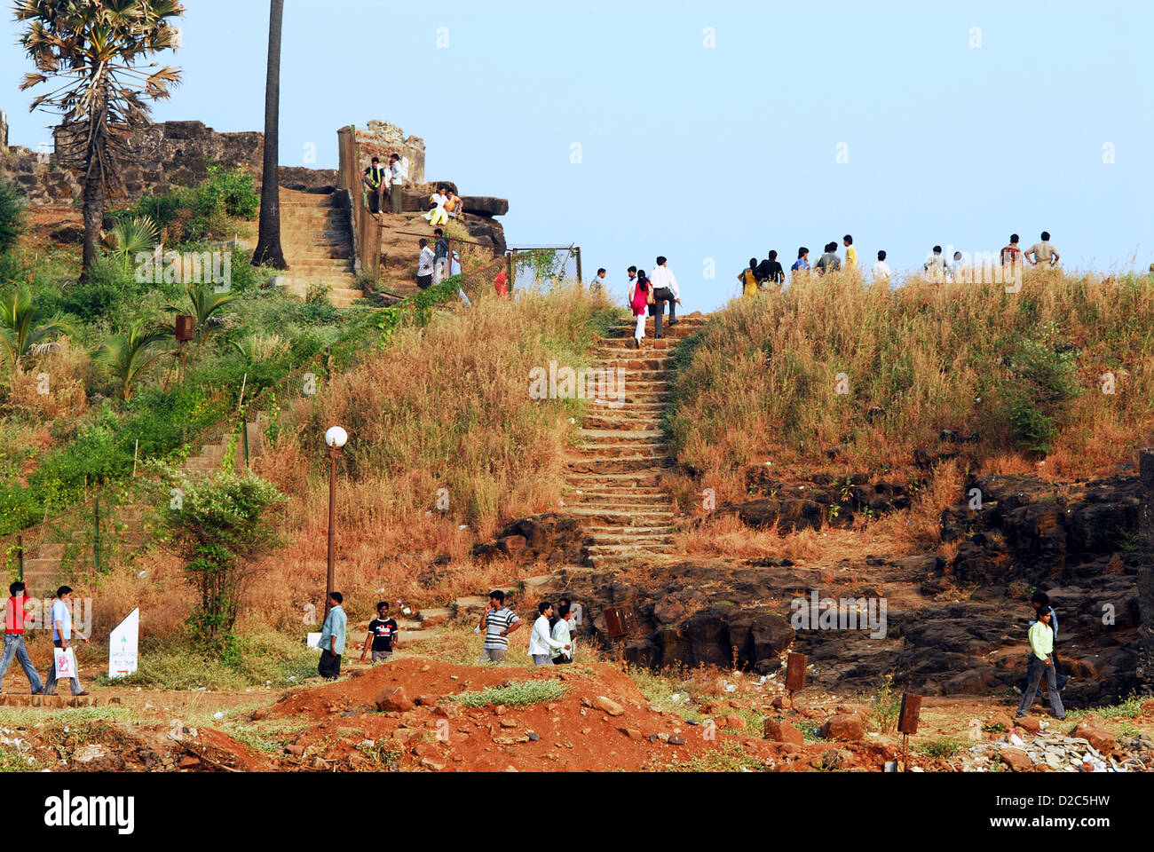Bandra Fort Erected By Portuguese About 300 Years Ago, Bombay Mumbai ...