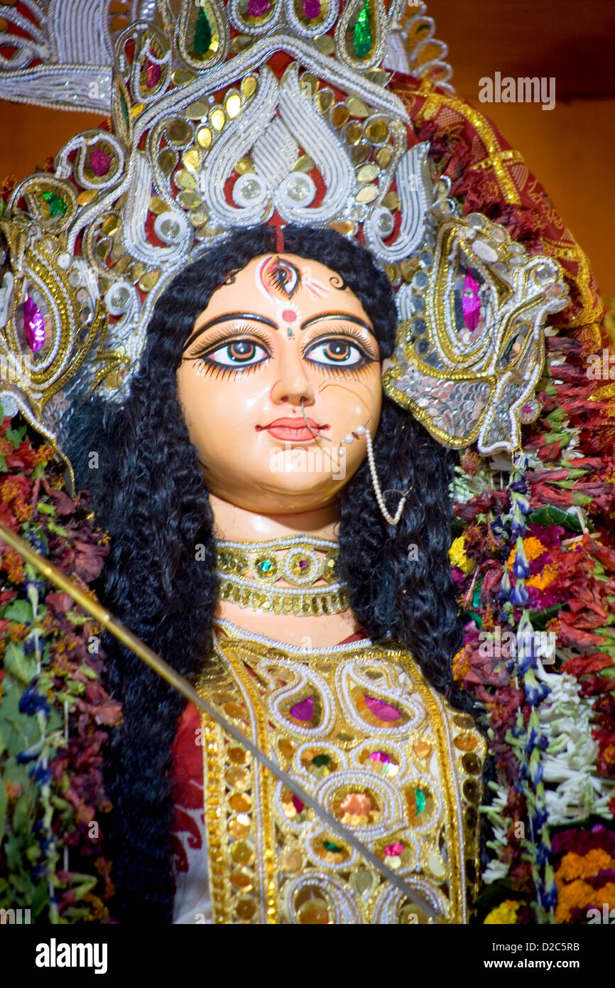 Idol Of Goddess Durga, Durga Pooja Dassera Vijayadasami Festival ...