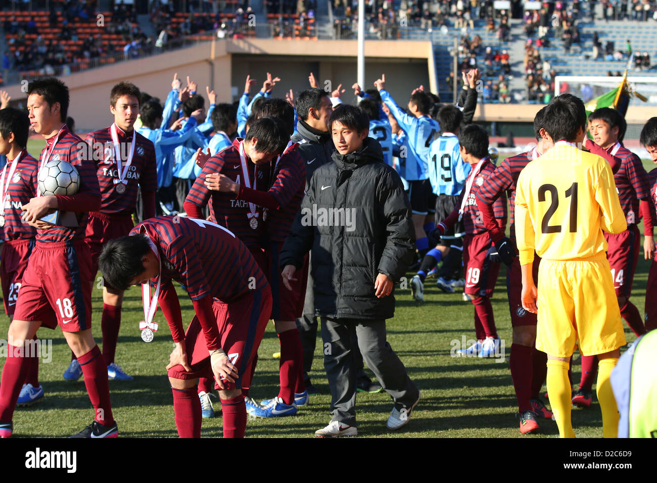 Kyoto Tachibana High School team group, JANUARY 19, 2013 - Football ...