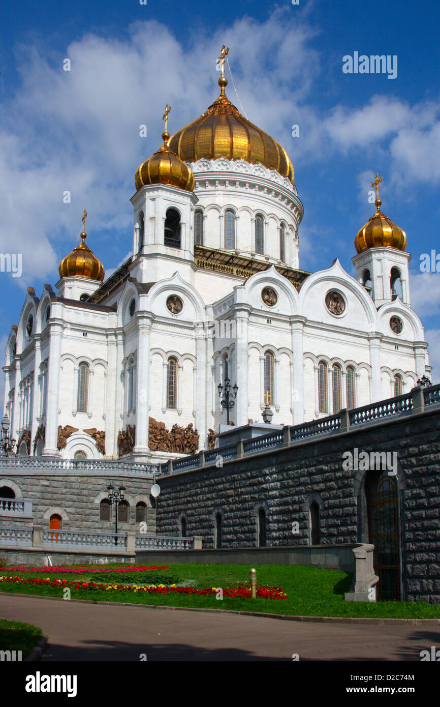Russia. Moscow. Temple of Christ Our Saviour Stock Photo - Alamy