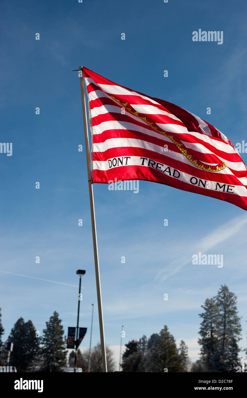 Pro American banner at rally Stock Photo - Alamy