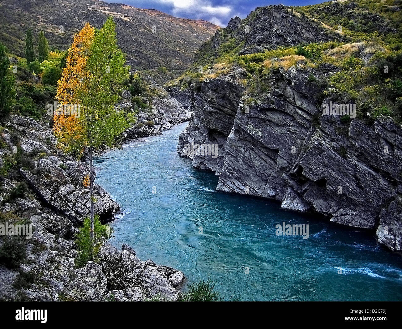 A river in New Zealand Stock Photo - Alamy