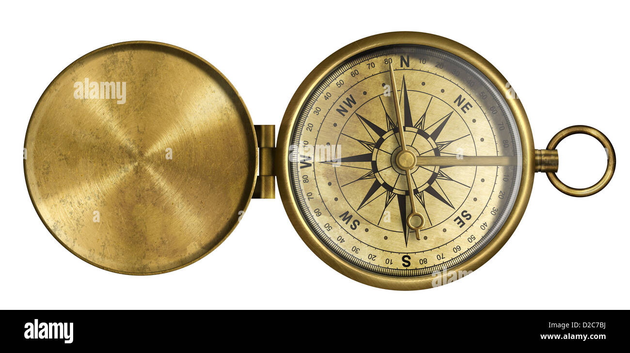 Brass compass cover hi-res stock photography and images - Alamy