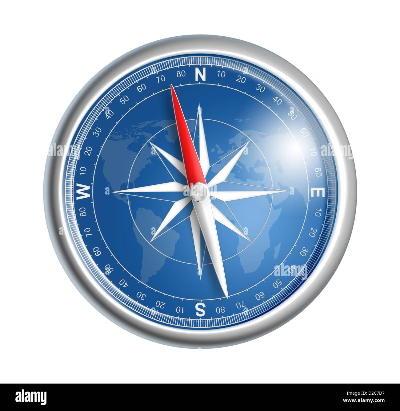 Compass illustration hi-res stock photography and images - Alamy