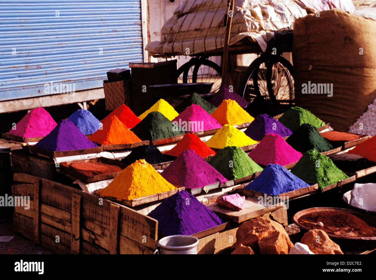 India powder used make forehead markings known as hi-res stock ...