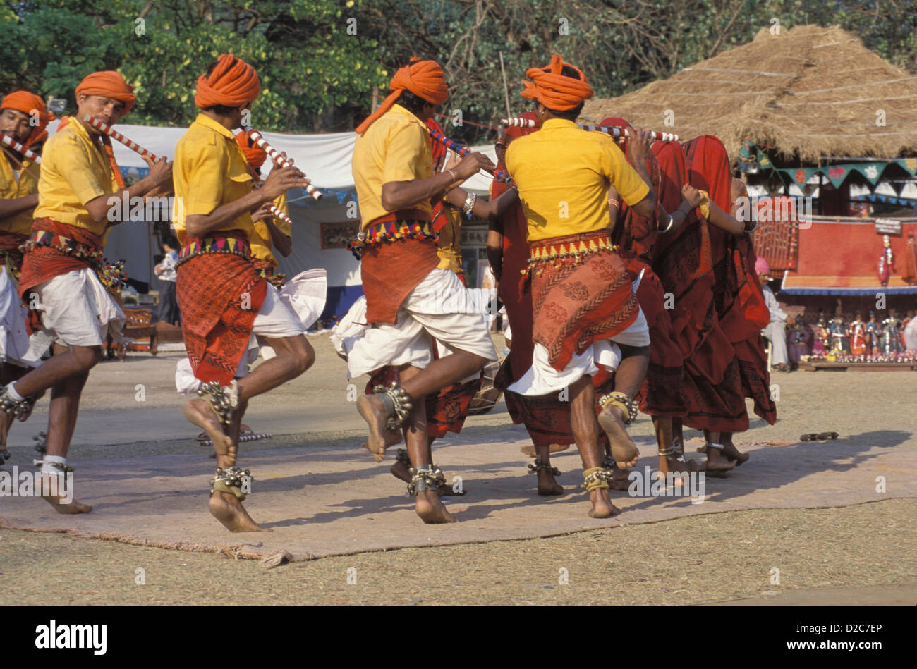 India adivasi folk dance travel world india arts hi-res stock ...
