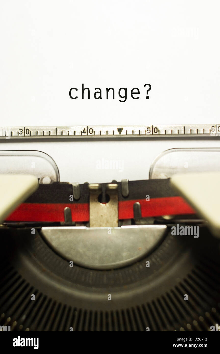 message of time for a change, for conceptual purpose Stock Photo - Alamy