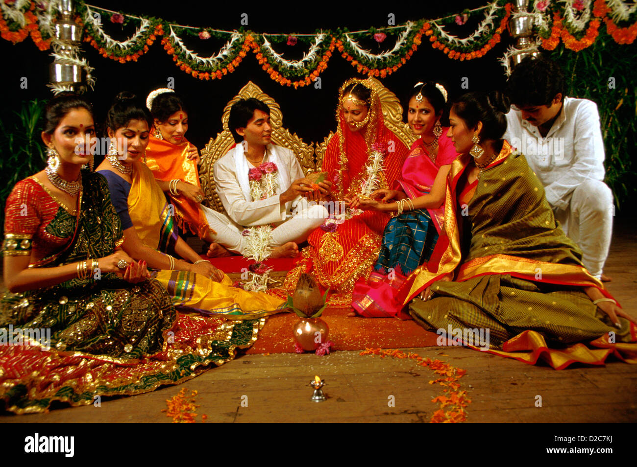 India. Hindu Wedding Stock Photo - Alamy