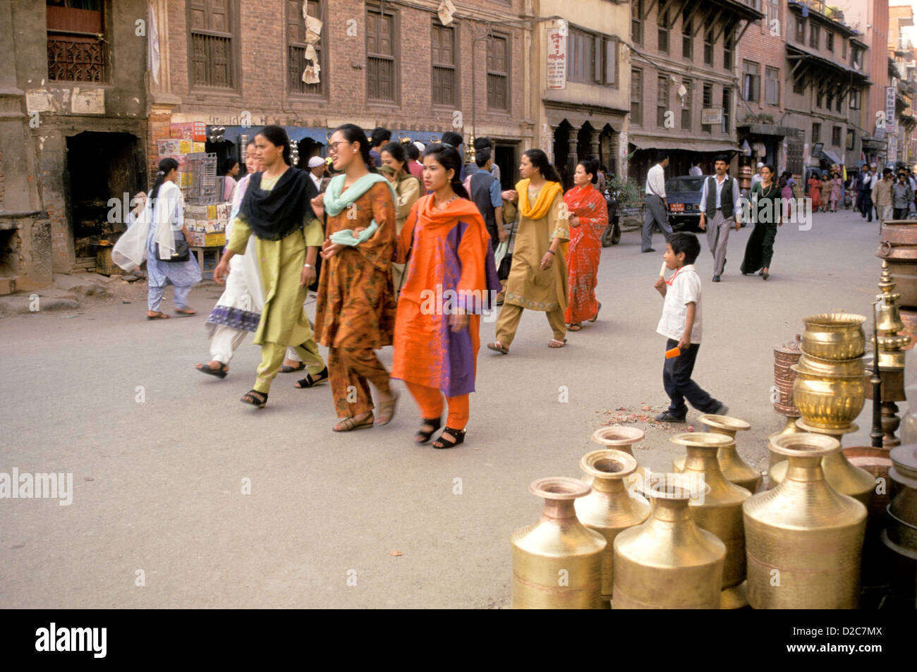 Nepal, Patan. Street Scene Stock Photo - Alamy