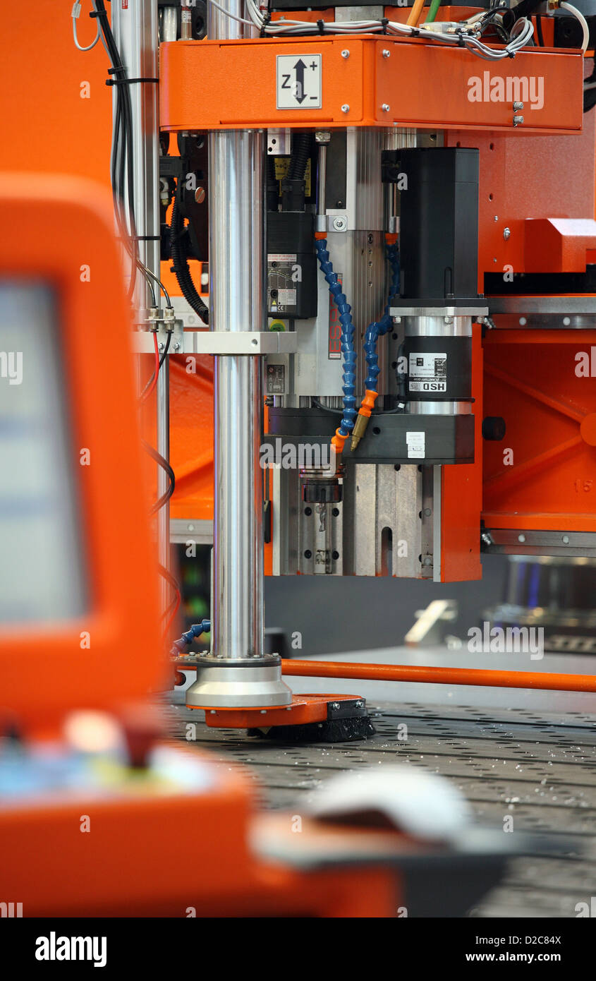 Poznan, Poland, the CNC machining center Tekna TK 429 Stock Photo - Alamy