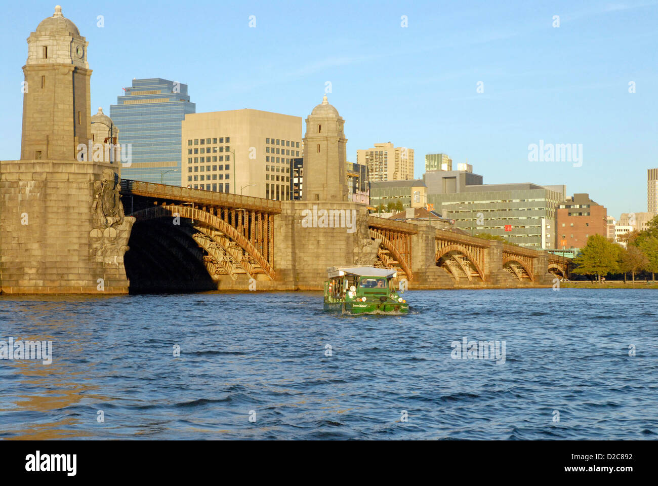 Landscape river boat bridge hi-res stock photography and images - Alamy