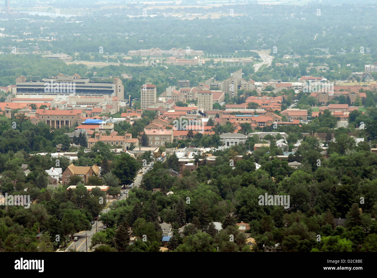 University of colorado boulder campus hi-res stock photography and ...