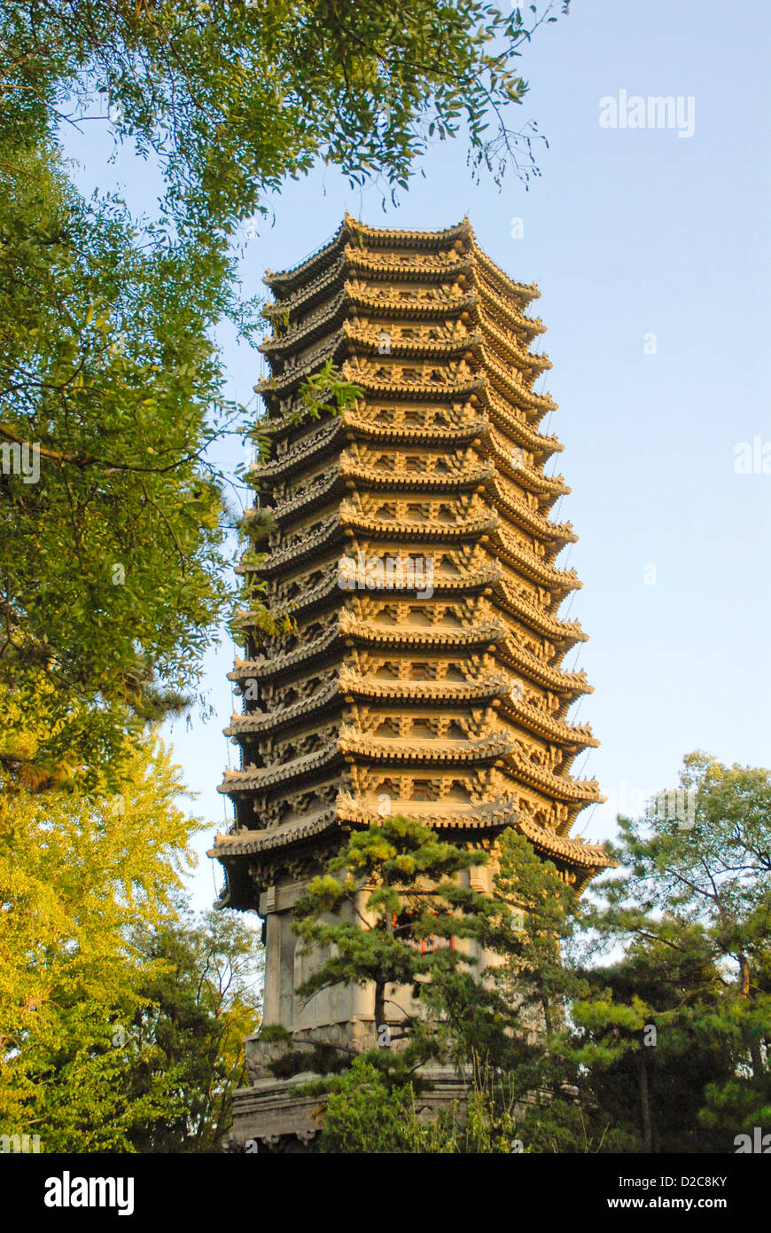 Pagoda color hi-res stock photography and images - Alamy
