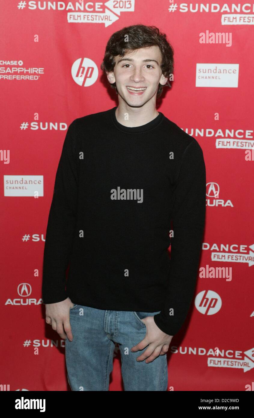 Alex Shaffer at arrivals for THE LIFEGUARD Premiere at 2013 Sundance ...