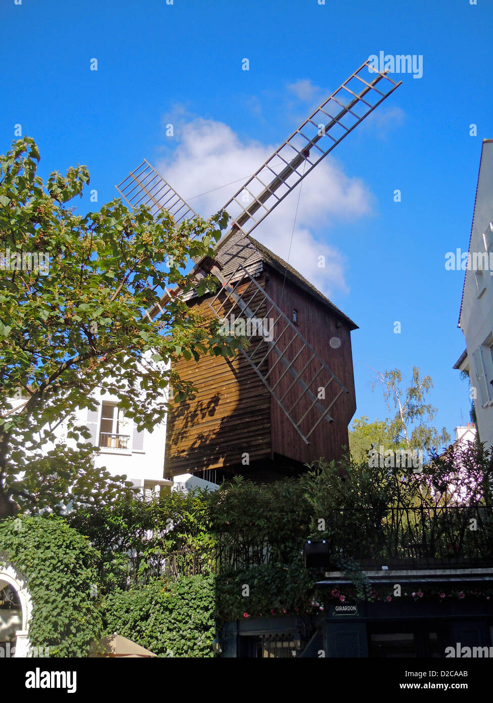Windmill, Paris, France Stock Photo - Alamy