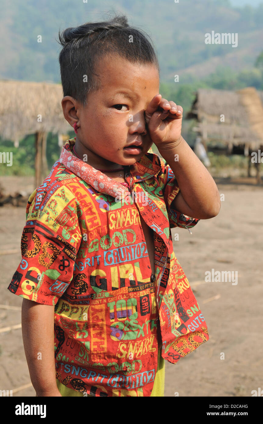 Taunggyi, Myanmar, portrait of a girl Stock Photo - Alamy