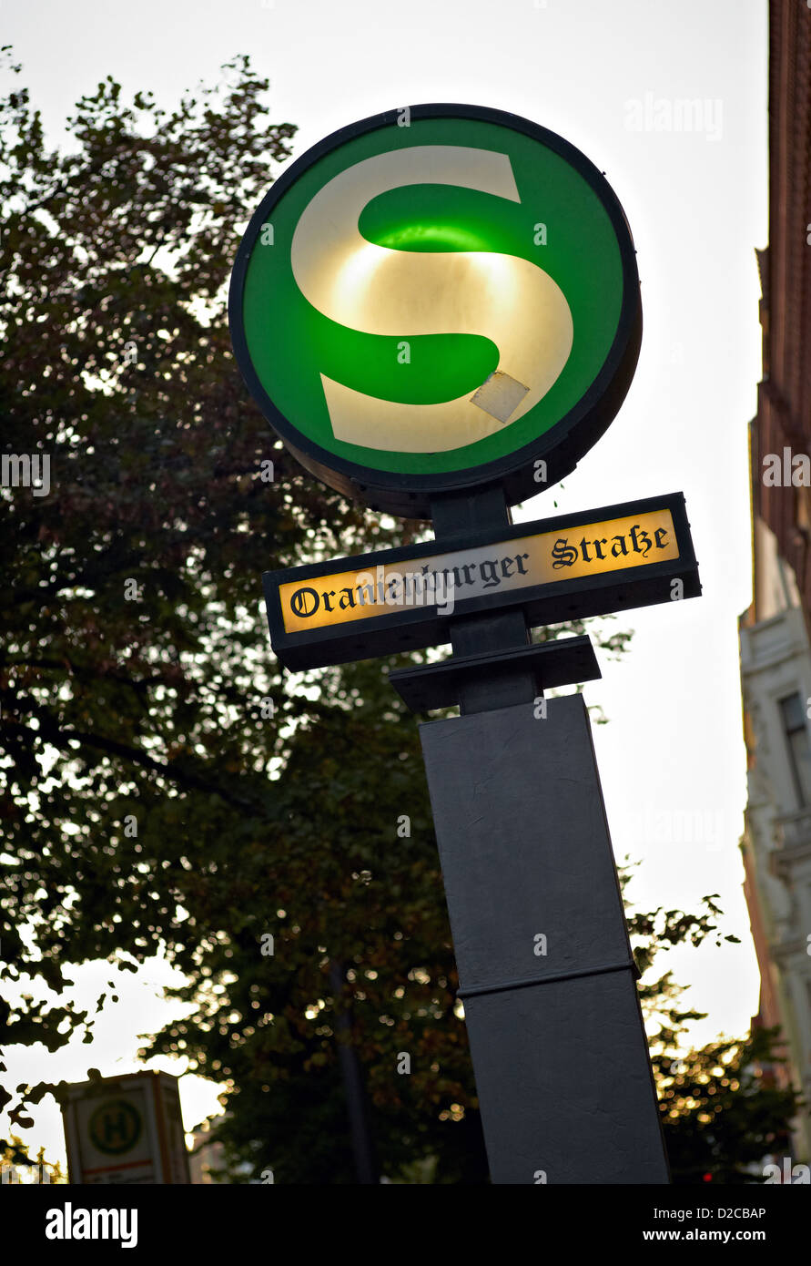 S bahn sign sign hi-res stock photography and images - Alamy