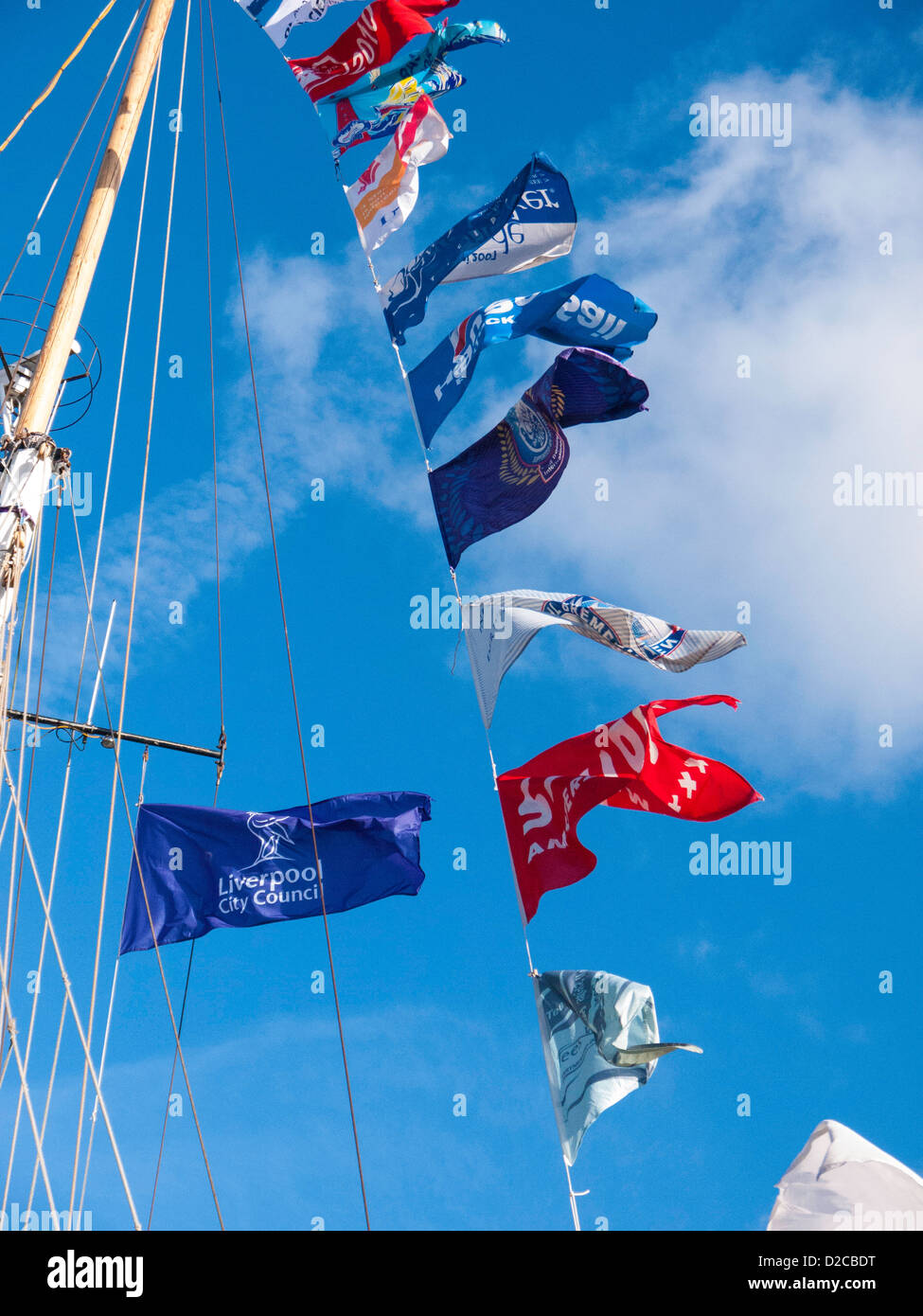 Tall ship flags hi-res stock photography and images - Alamy