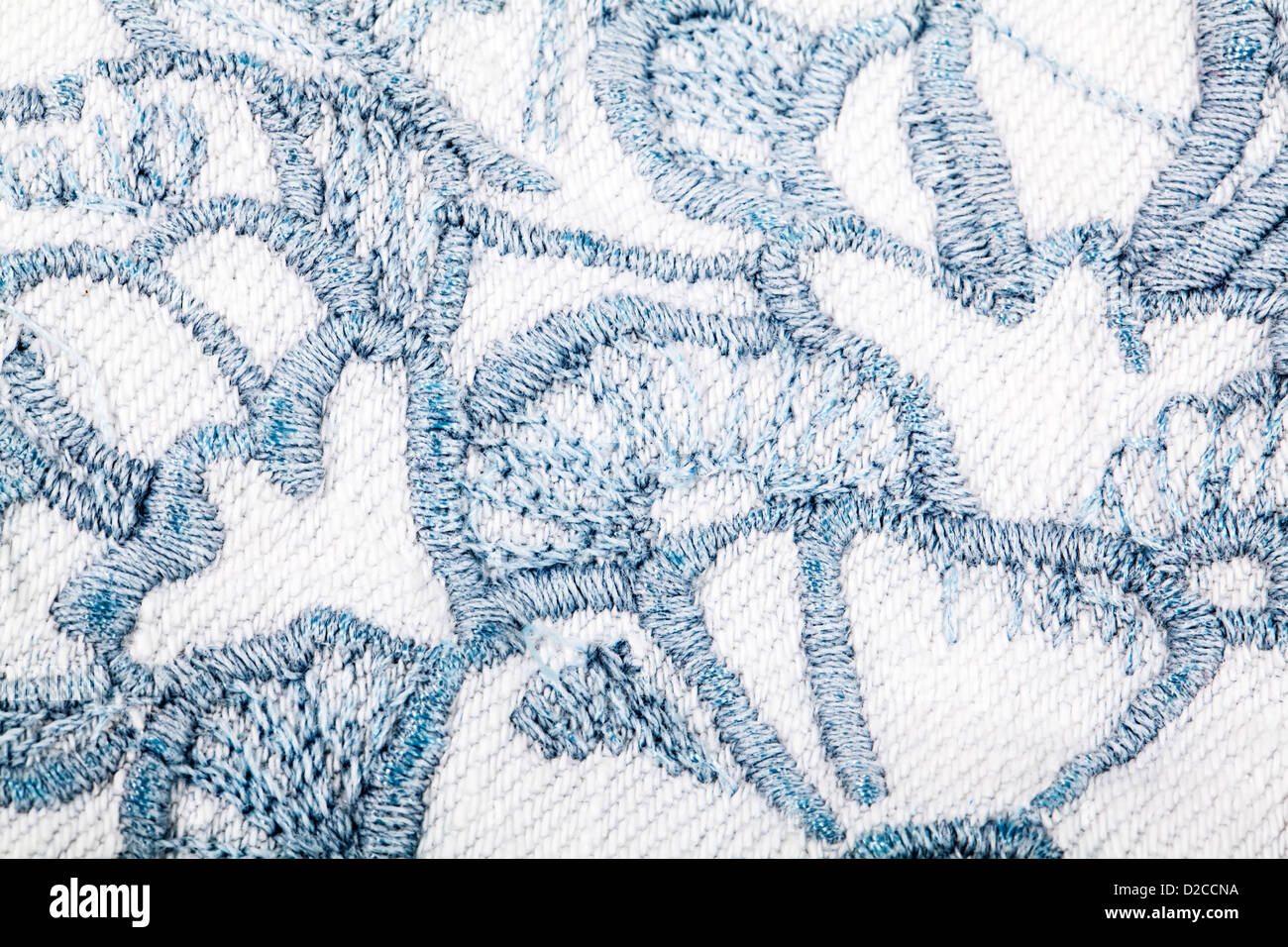 Blue embroidery hi-res stock photography and images - Alamy