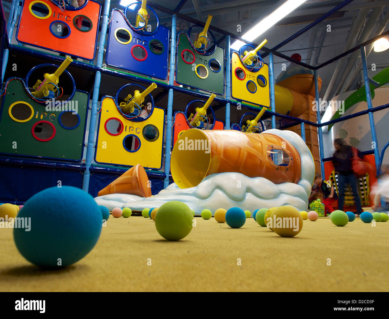 Children playing at an indoor playhouse Stock Photo - Alamy