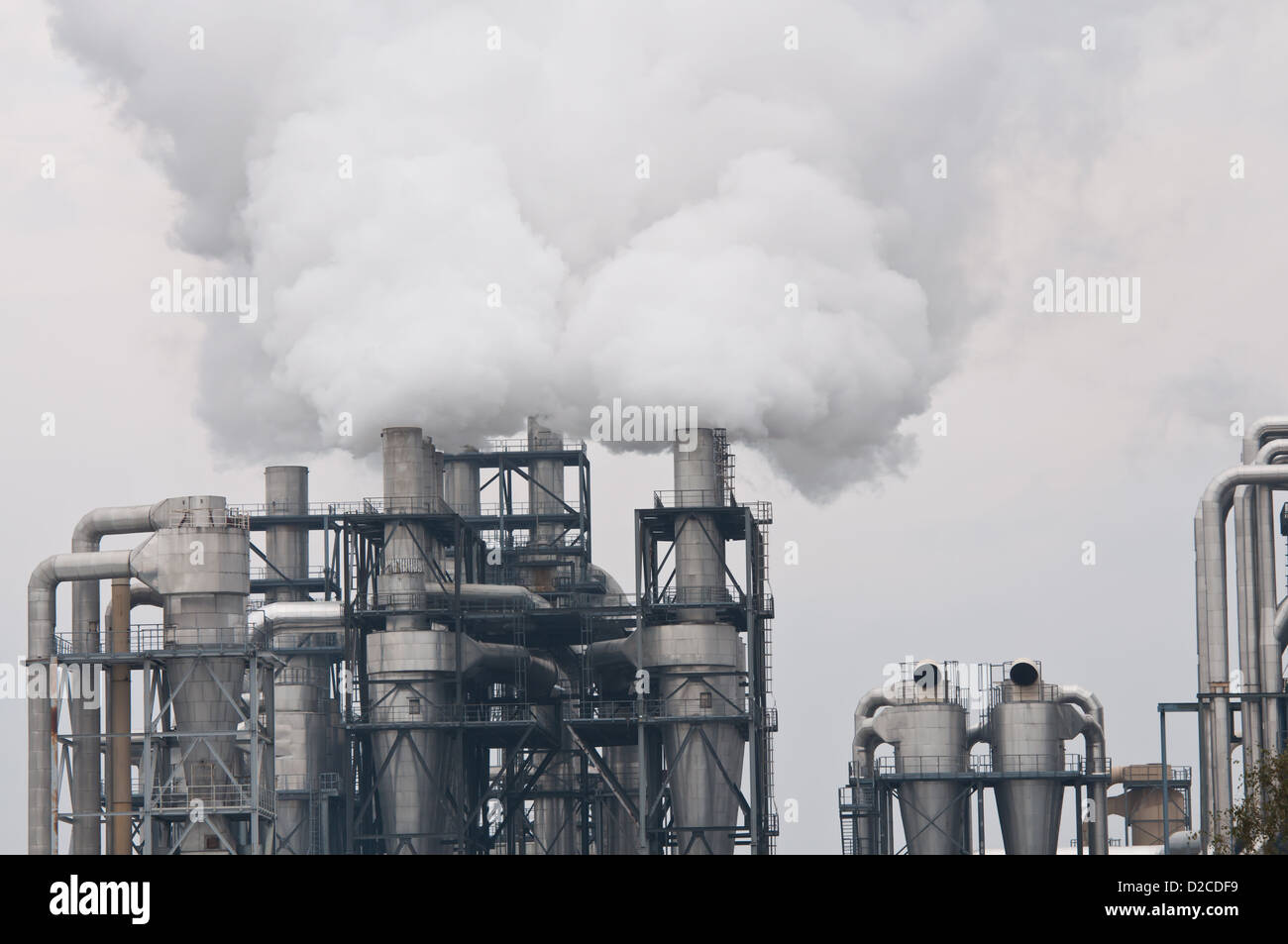 dirty smoke and pollution produced by factory Stock Photo - Alamy