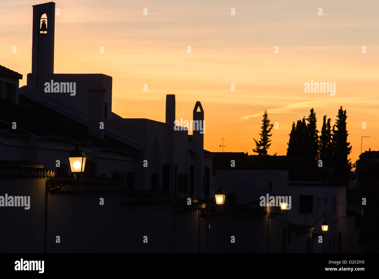 Granada sunset hi-res stock photography and images - Alamy
