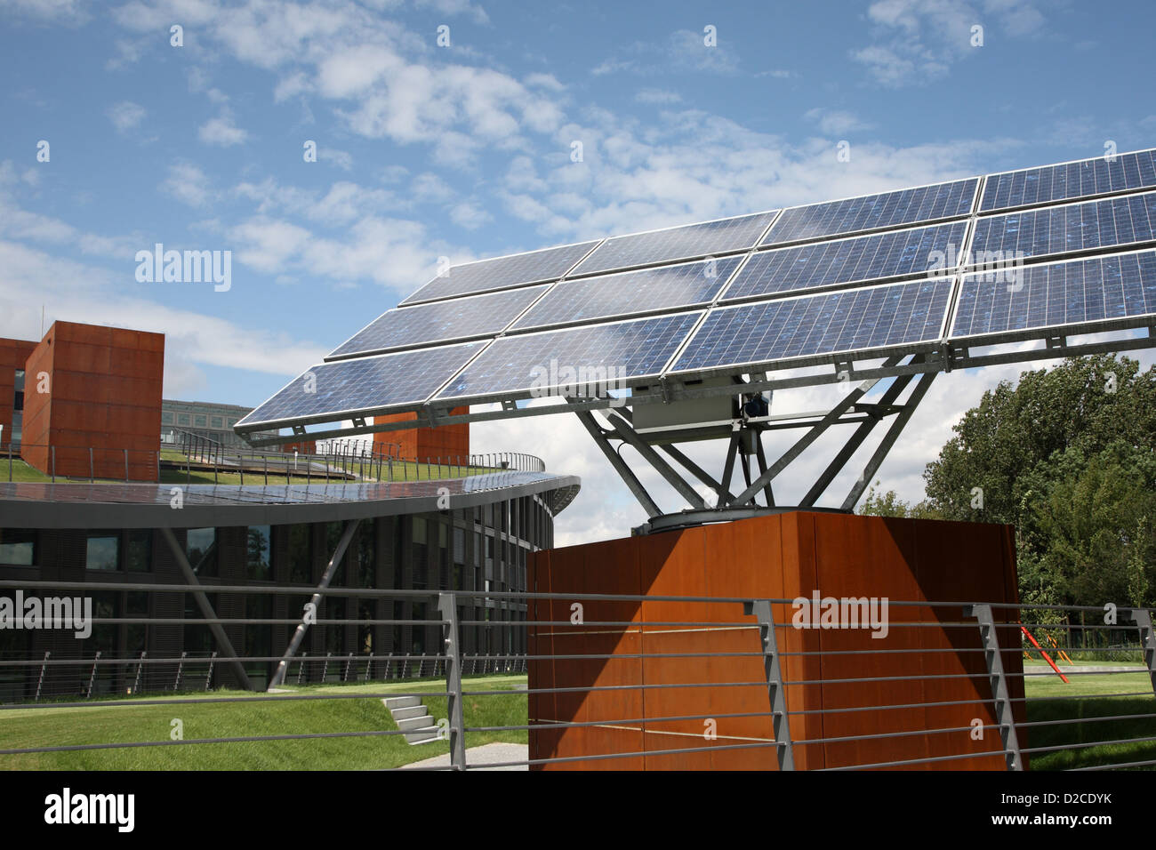 Berlin, Germany, the headquarters of Solon SE in Berlin-Adlershof Stock ...