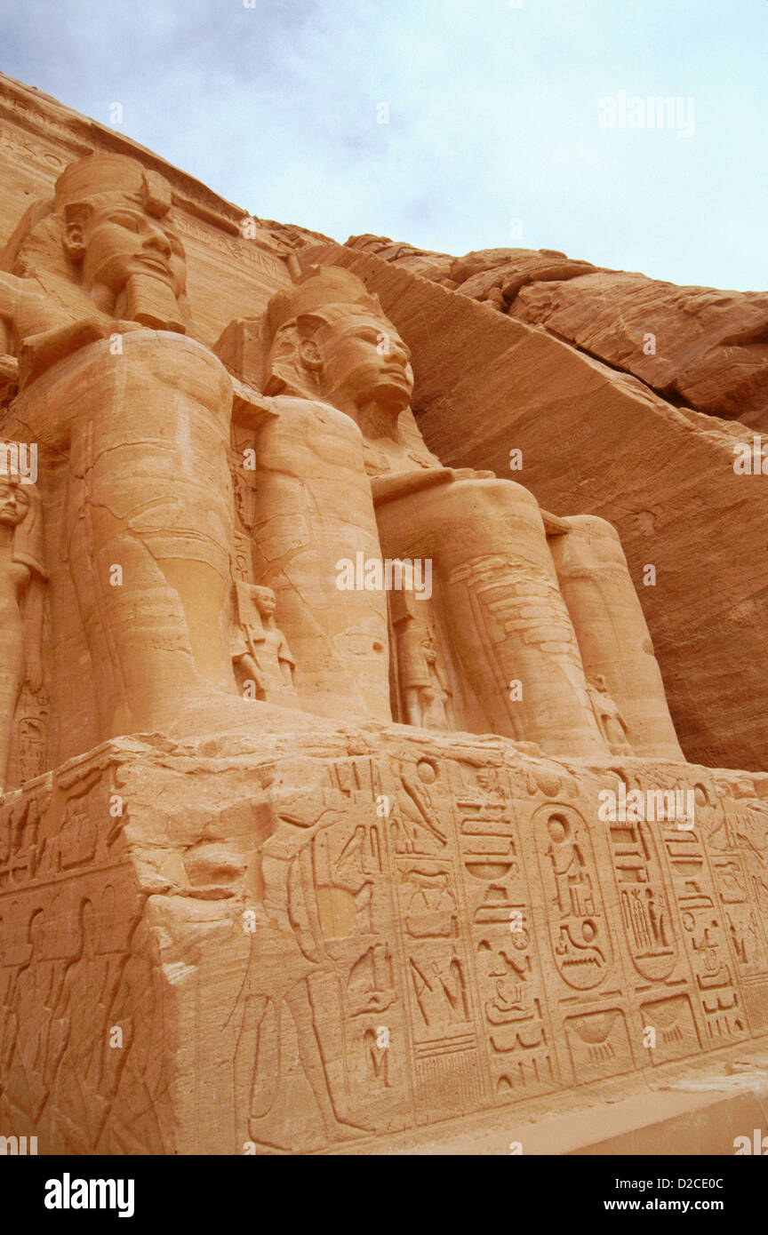 Egypt. Abu Simbel. Temple Of Ramses Ii Stock Photo - Alamy