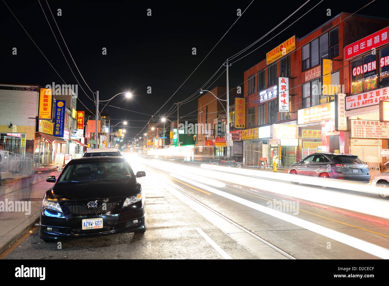 Chinatown street view Stock Photo - Alamy